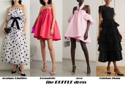 A small history of the RUFFLE DRESS - Design & Fashion blog