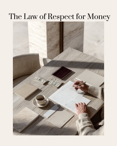 THE LAW OF RESPECT FOR MONEY - Design & Fashion blog