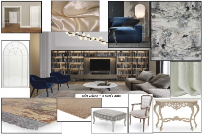 A River's Delta - color scheme (cold tones) - Design & Fashion blog